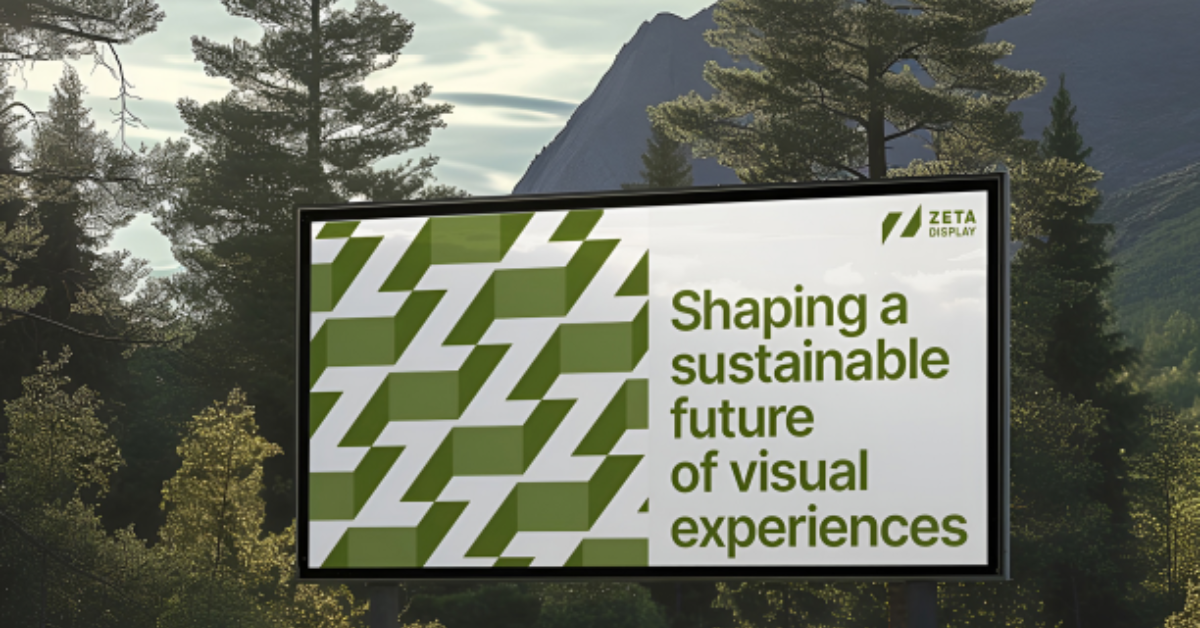 Sustainability Digital Signage | ZetaDisplay